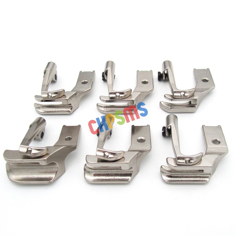 6SET SMOOTH BOTTOM PIPING WALKING FEET fit for JUKI CONSEW SINGER ...