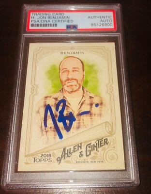 H Jon Benjamin 2018 Allen & Ginter #29 Bob's Burgers Archer Signed Card ...
