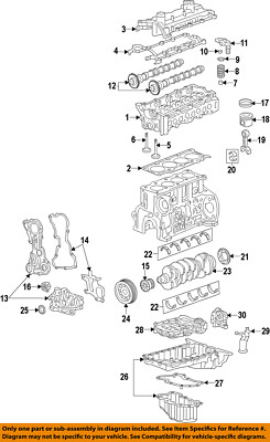 GM OEM-Engine Crankshaft Main Bearing 12625401 | eBay