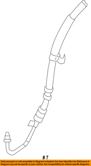 Power Steering Pressure Hose Mopar 68080207AD for sale online | eBay