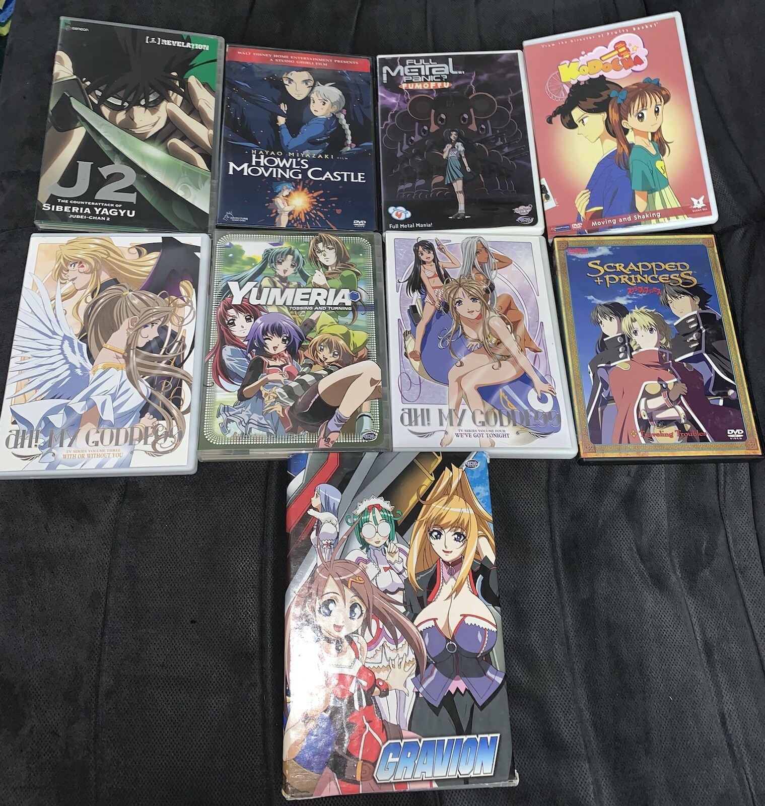 JAPANESE ANIME DVD LOT OF 85 DVDS MANGA ADV FILMS GENEON BANDAI ...