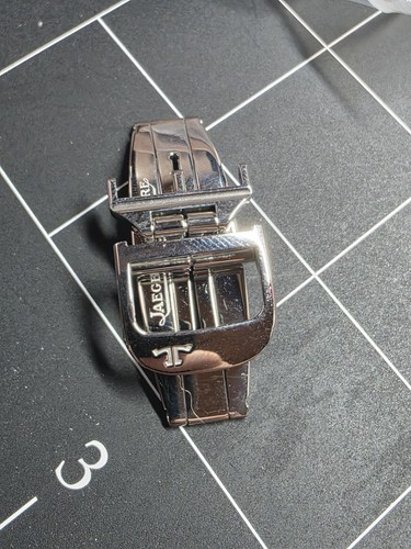 Jaeger Le Coultre JLC Stainless Steel 16mm Double Deployant Deployment ...