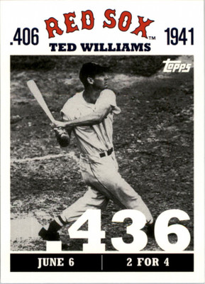 2007 Topps Williams 406 #TW17 Ted Williams - NM-MT | eBay