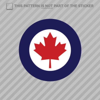 Royal Canadian Air Force Roundel Sticker Self Adhesive Vinyl Canada ...