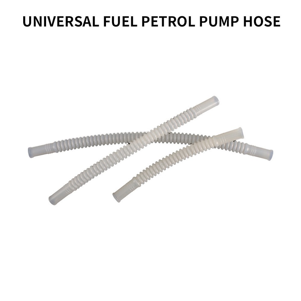 2PCS 200/260mm 8mm/10mm Corrugated PTFE Flexible Fuel Pump Hose Line ...