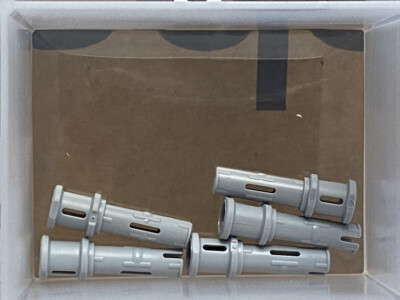 LEGO Parts - Light Bluish Gray Technic, Pin 3L Stop Bush - No 32054 ...