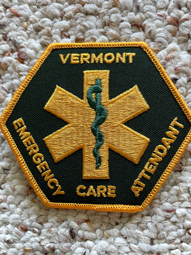 EMS Fire Patch Vermont Emergency Care Attendant | eBay