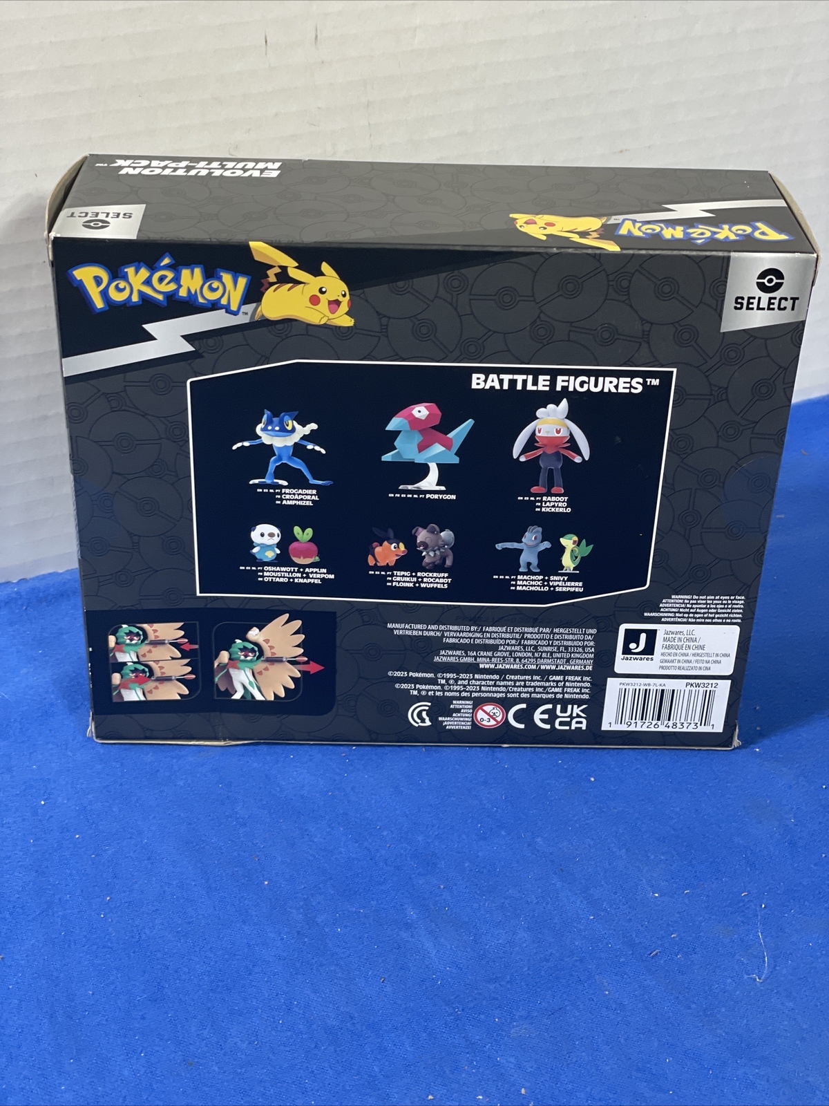 New Pokémon Select Evolution Multipack Rowlet Dartrix Decidueye Figure ...