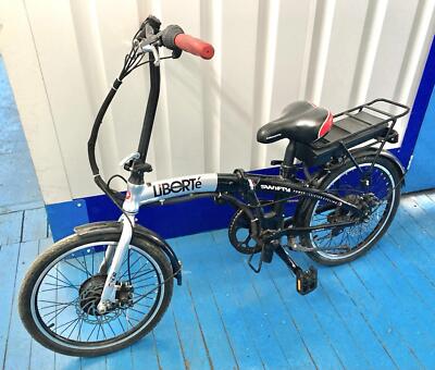 Swifty Liberte | Folding Electric Bike - 36V, 35 Miles, Black & Grey NO ...