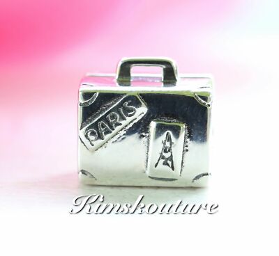Authentic Sterling Silver Suitcase Charm #790362 | eBay