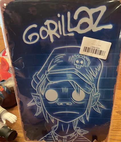 Gorillaz Neon Poster Metal Tin Sign 8x12 Man Cave Vintage Retro Wall | eBay