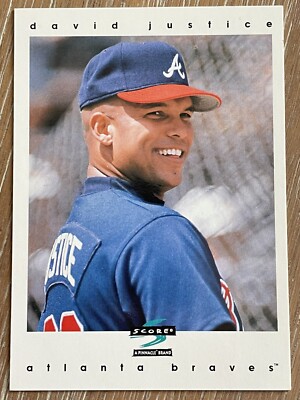1997 Score David Justice Atlanta Braves Baseball Card #33 | eBay