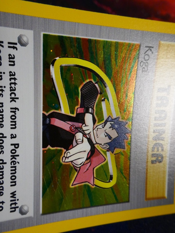 LP (Unlimited) Pokemon KOGA Card GYM CHALLENGE Set 19/132 Holo Rare ...