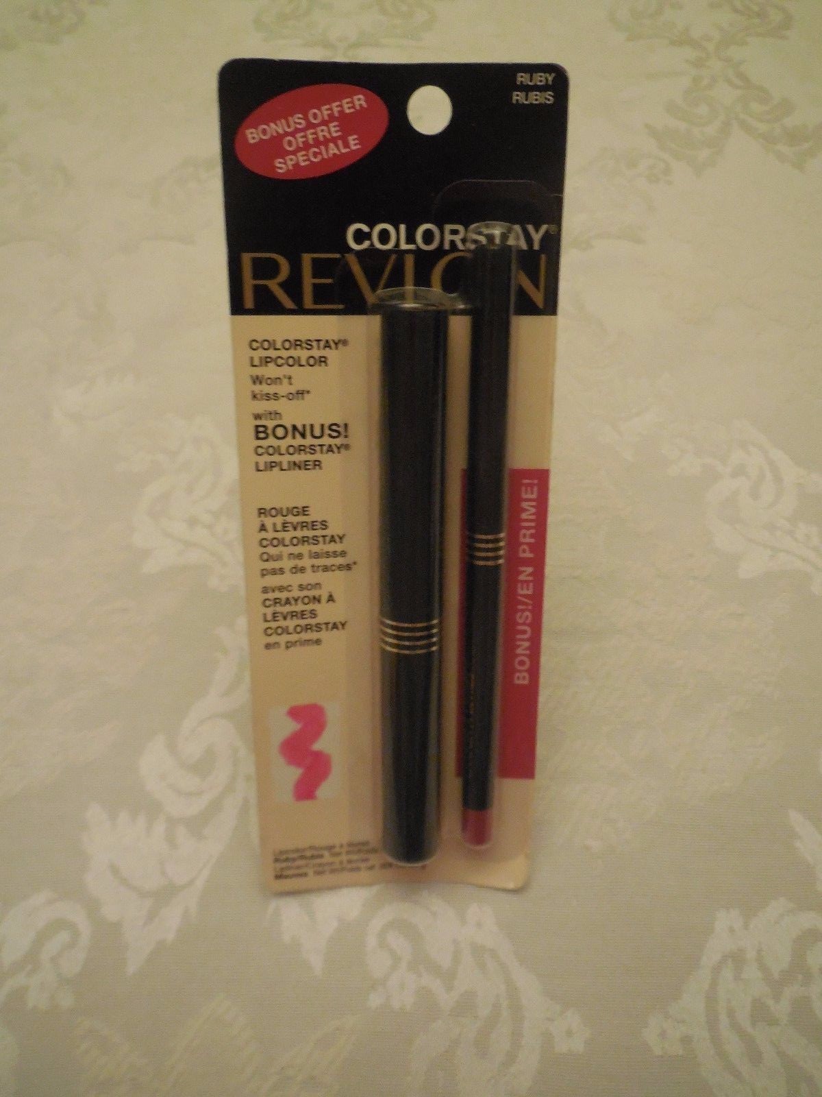 Revlon Colorstay Lipcolor Ruby #87 with bonus Colorstay Lipliner ...