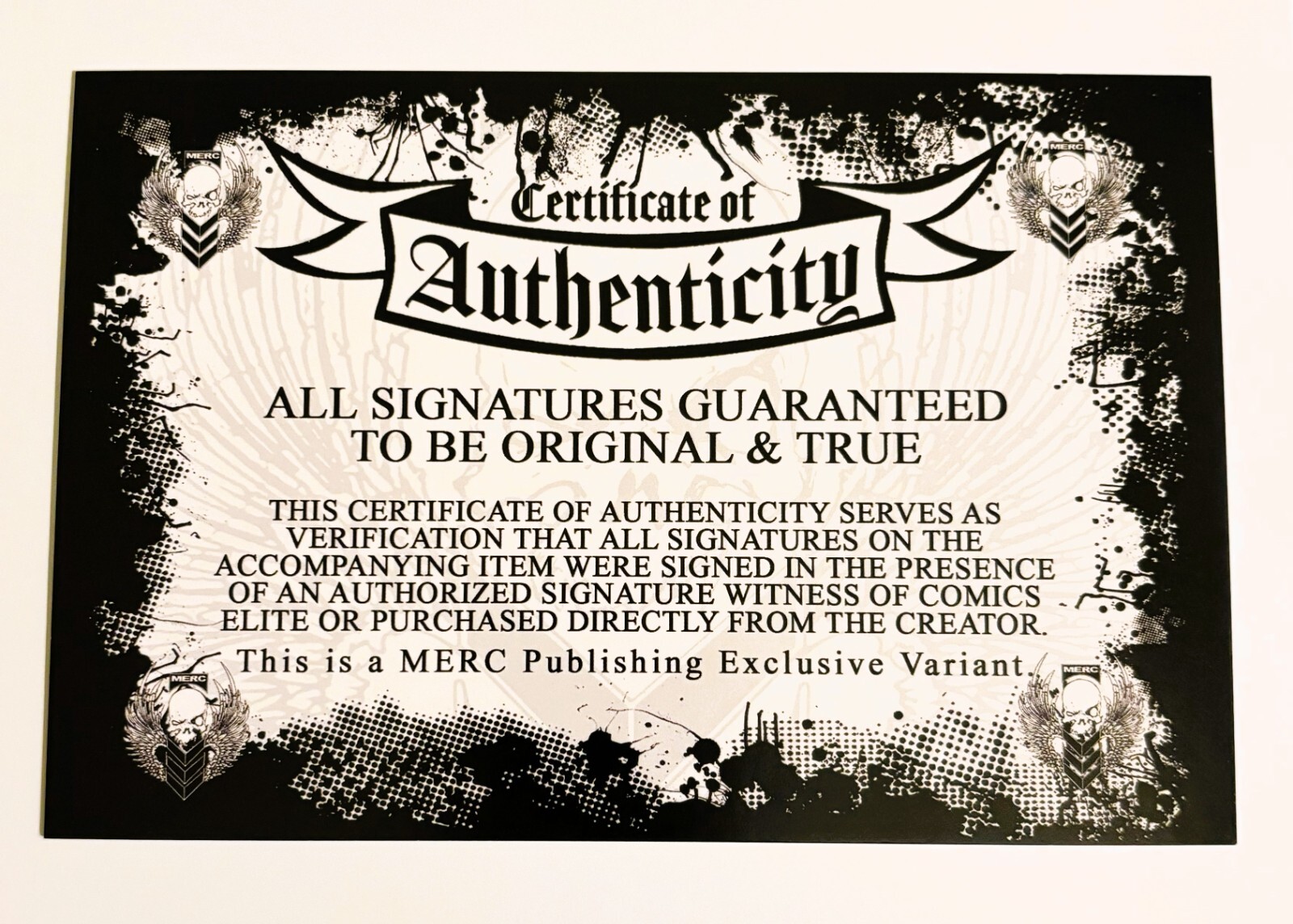 DEATHRAGE #6 SHIKARII KICKSTARTER EXCLUSIVE SIGNED VIRGIN COVER COA LTD ...