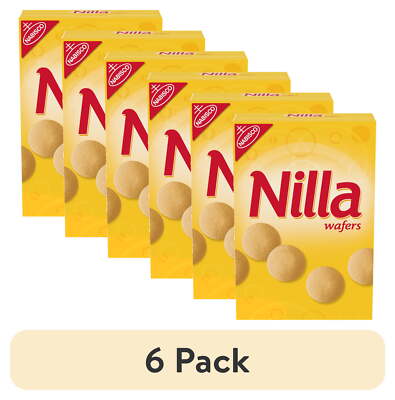(6 Pack) Nilla Wafers Vanilla Wafer Cookies Easter Baking 11 Oz Vitamin ...