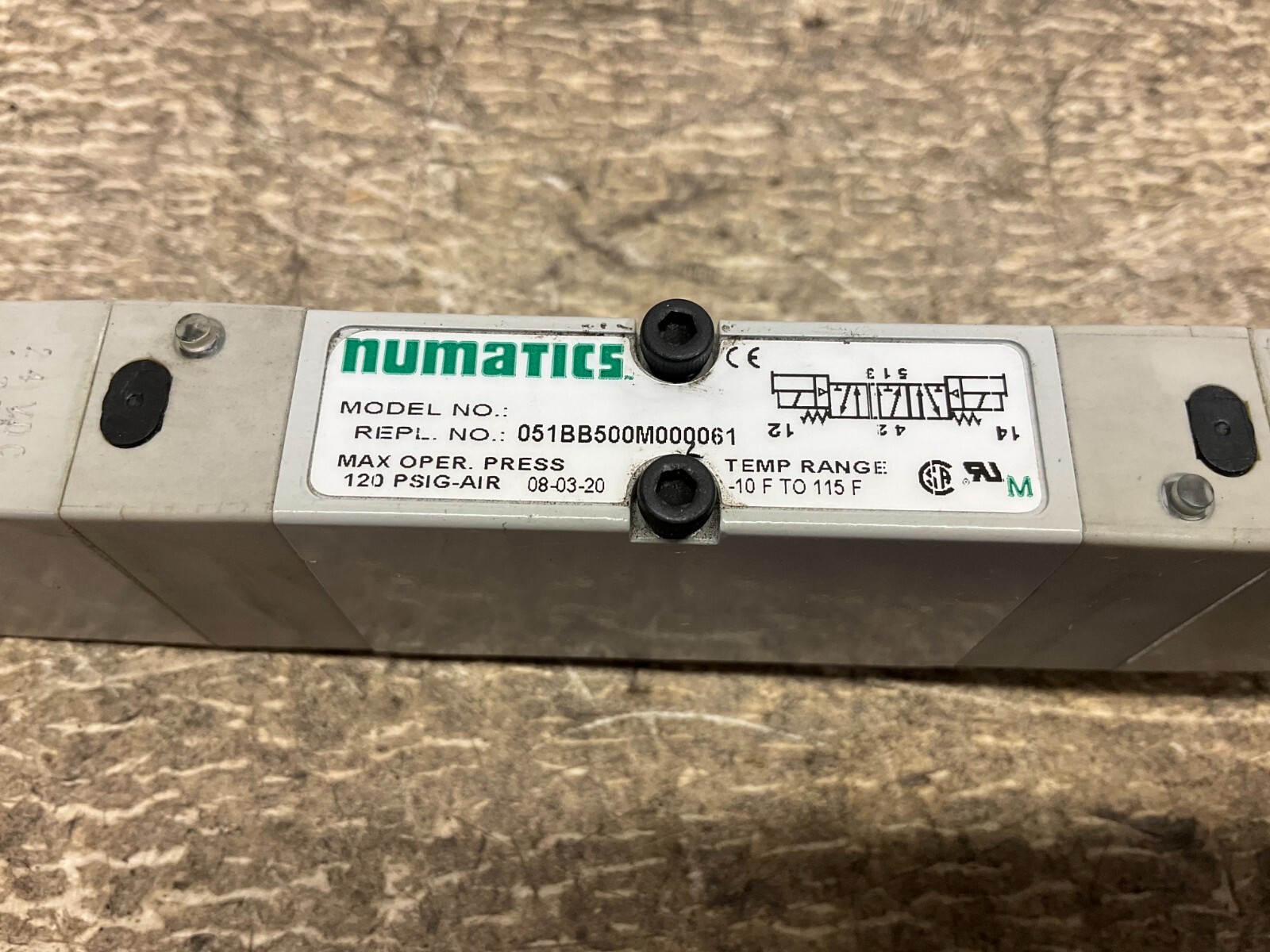 Numatics 051BB500M000061 Solenoid Pneumatic Valve 24 VDC (TSC) | eBay