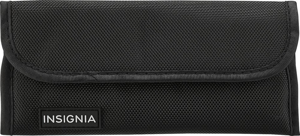 NEW Insignia 4 Pocket Camera Lens Filter Carry WALLET Storage BLACK ...