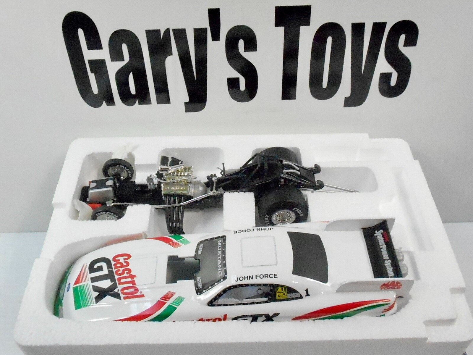 ACTION 1997 JOHN FORCE MUSTANG FUNNY CAR 1:24 SCALE DIE-CAST NHRA | eBay