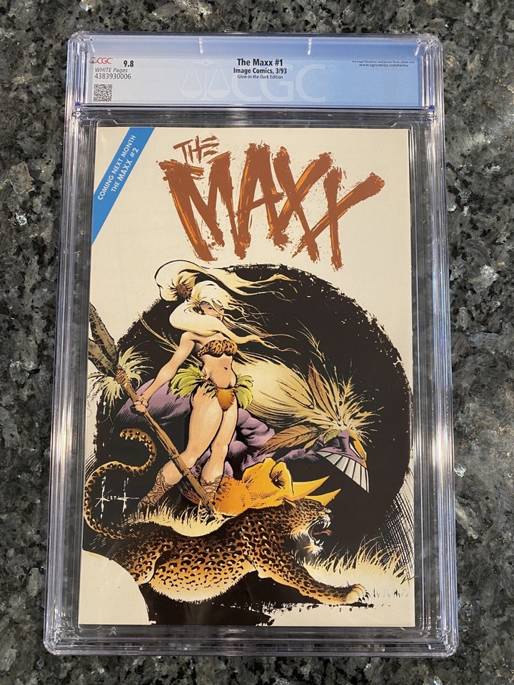 CGC 9.8 The Maxx #1 Glow-in-the-Dark Edition with White Pages - 1993 Collector's | eBay