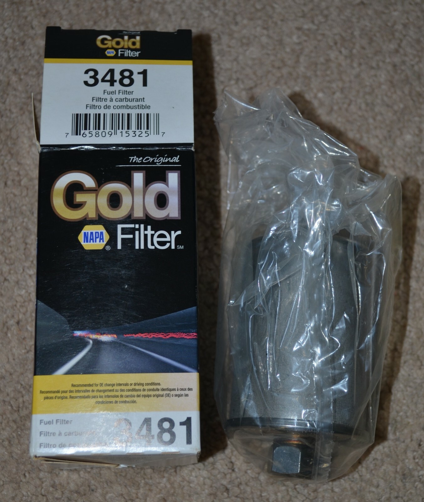 NAPA 3481 - Fuel filter cross reference