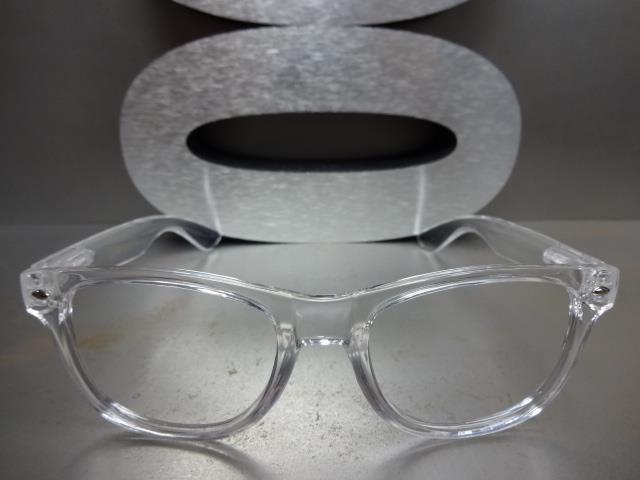 CLASSIC VINTAGE Style Lensless No Lens EYE GLASSES Clear Transparent ...