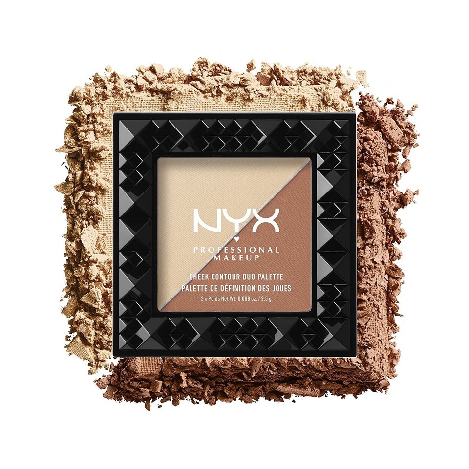 NYX PROFESSIONAL MAKEUP Cheek Contour Duo Palette Perfect Match 0.18 ...