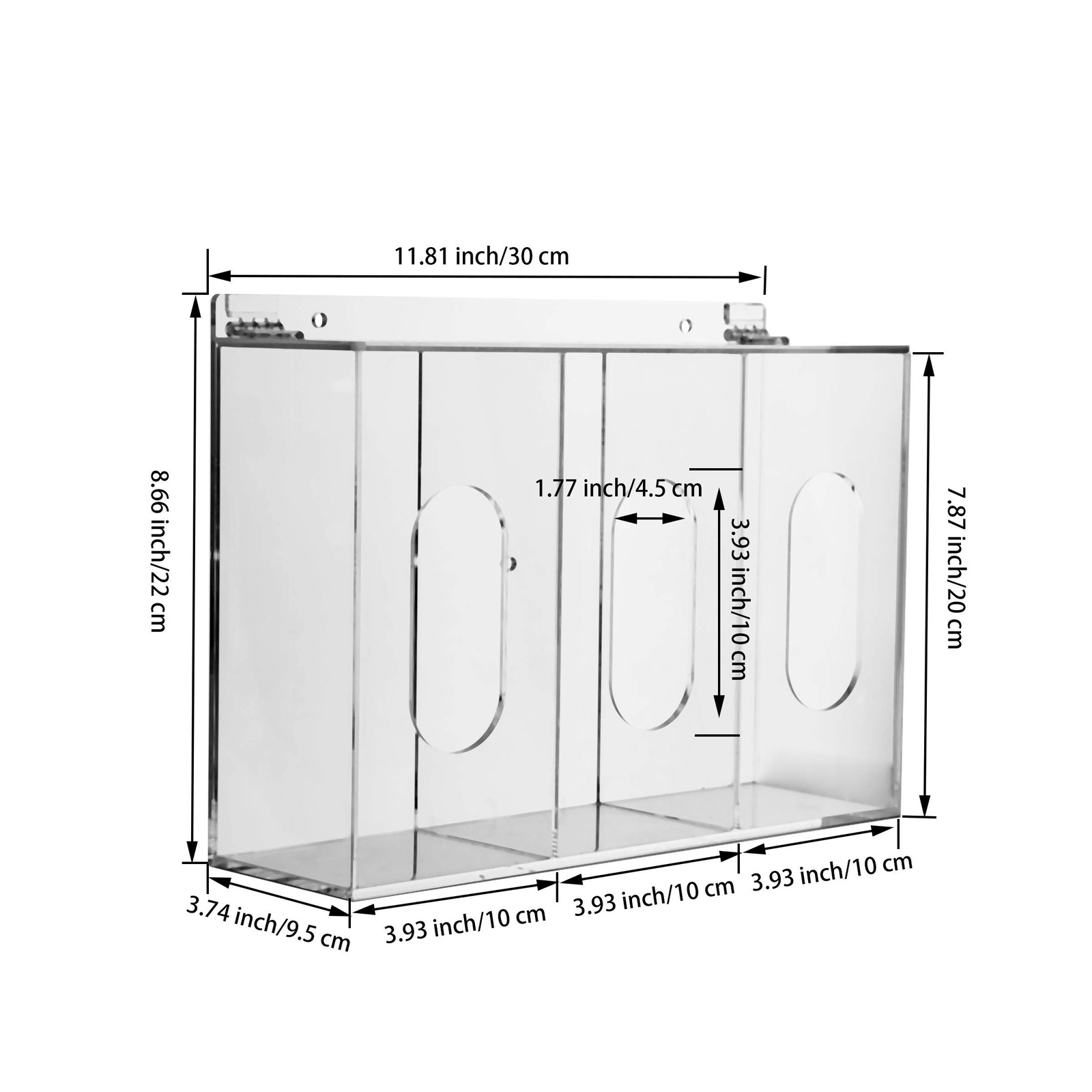 Aphbrada Hairnet & Shoe Cover Dispenser Triple Disposable Mask Plastic ...