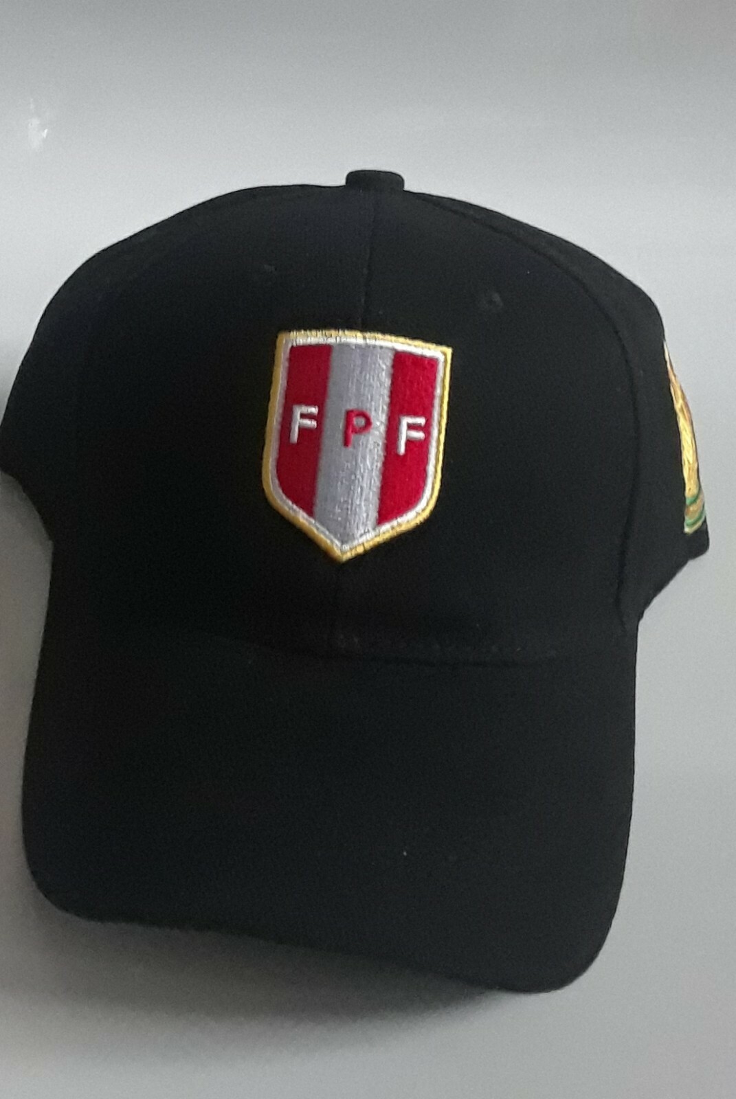 PERU BASEBALL CAP; (BLACK COLOR) GORRA DE PERU CON LOGO BORDADO DE ...