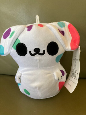 Klept O Dogs White Spotted 6.5" Plush Dog HyperBeard | eBay
