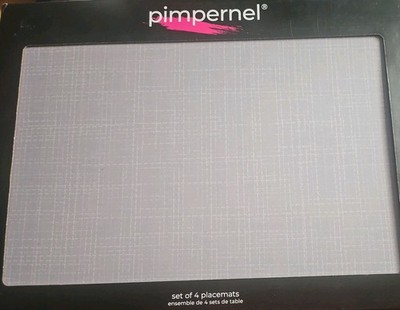 Set of 4 Placemats Large Pimpernel large place mats Table Mats hessian ...