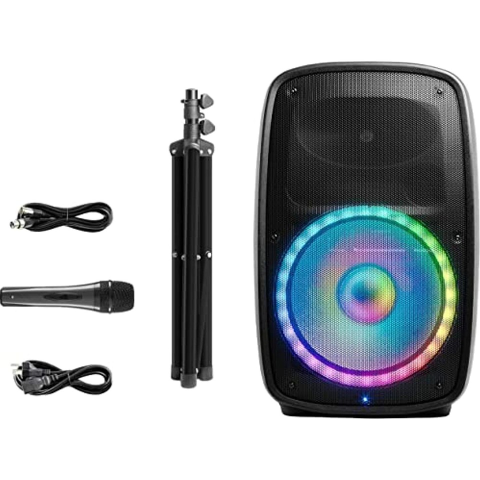 ION Total PA GLOW MAX Party System Bluetooth Speaker with Lights (500 ...