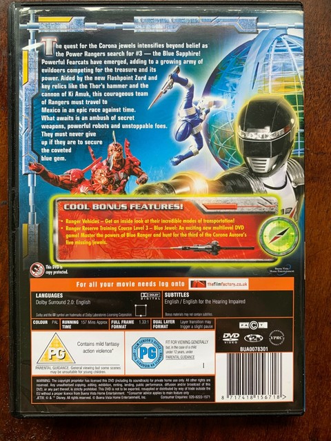 Power Rangers Operation Overdrive Volume 3 DVD by Samuell Benta James ...