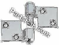 Perko Pull Apart Hinge (Side: Left Size: 2 X 3-3/4 Fastener: #10), Inc ...