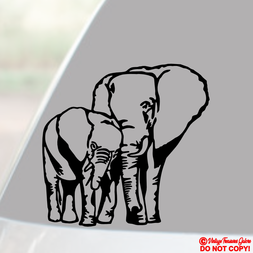 Elephant Decals And Stickers Enchanted Interiors