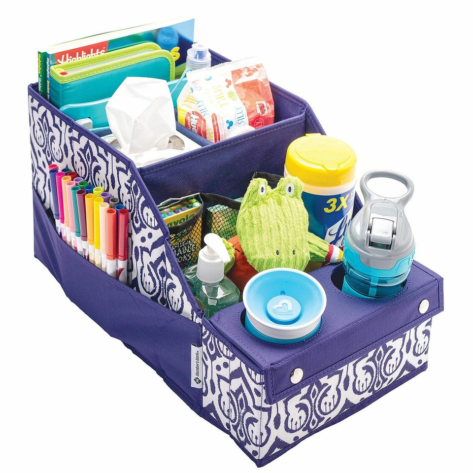 2 Pk - Car Auto Seat Storage Box Caddy Organizer Cup Holder Set (Choose ...