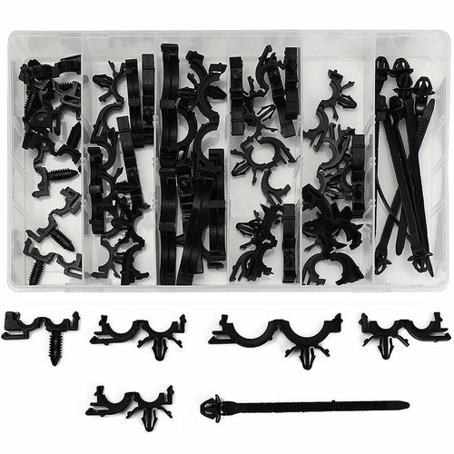 54pc Assortments Car Retainer Mould Harness Wire Loom Routing Wire ...