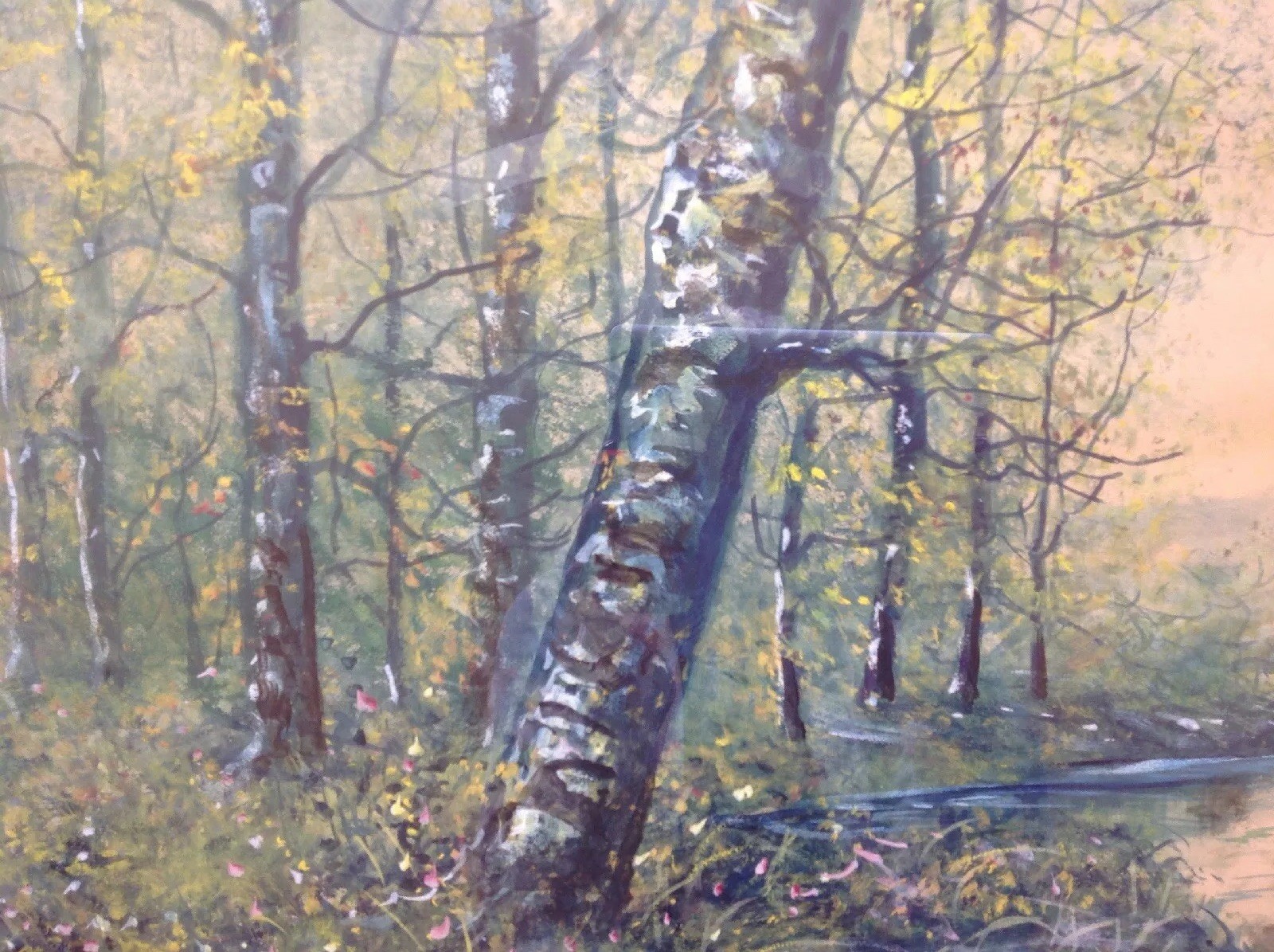 Raphael Senseman (American 1870-1966) Listed Artist Watercolor Gouache ...