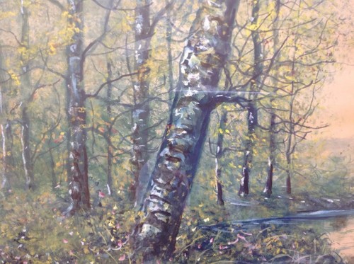 Raphael Senseman (American 1870-1966) Listed Artist Watercolor Gouache ...