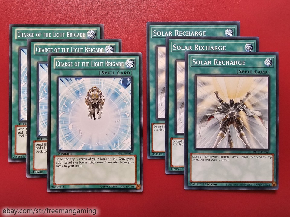 Yugioh Lightsworn Deck 42 Card Judgment Dragon Ryko Wulf Budget ...