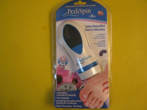 Pedi Spin as Seen on TV PED Egg Professional Pedicure Foot File Callus ...