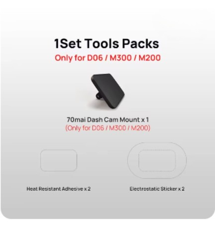 New Dash Cam Mount & Sticker for 70mai Car DVR Mount 70mai Dash Cam 4K ...