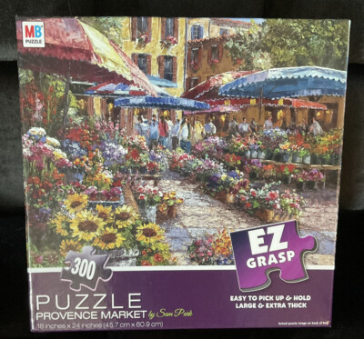 Easy Grasp 300 Piece Puzzle Provence Market Easy To Pick Up Sam Park ...