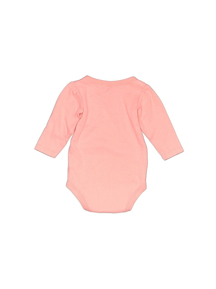Hb Girls Pink Long Sleeve Bodysuit 3-6 Months | eBay