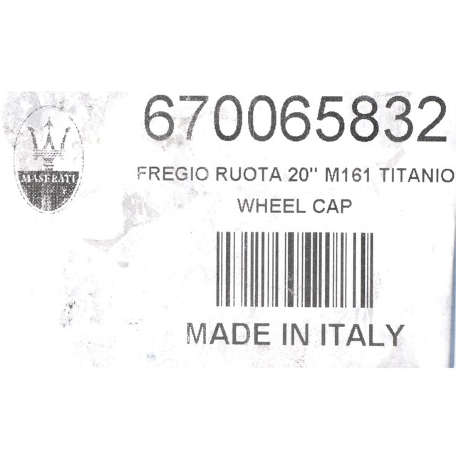 Maserati Genuine OEM Wheel Center Cap 670065832 for sale online | eBay