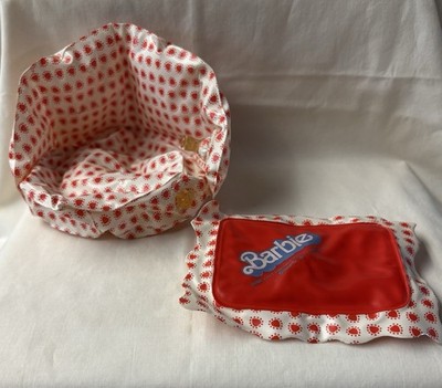 Mattel Barbie Blow Up Furniture 70s Red Hearts Pattern Chair And Pillow ...