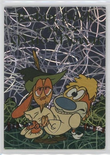 1994 Ren & Stimpy All-Prism Rubber Band Pattern Robin Hoek and Maid ...