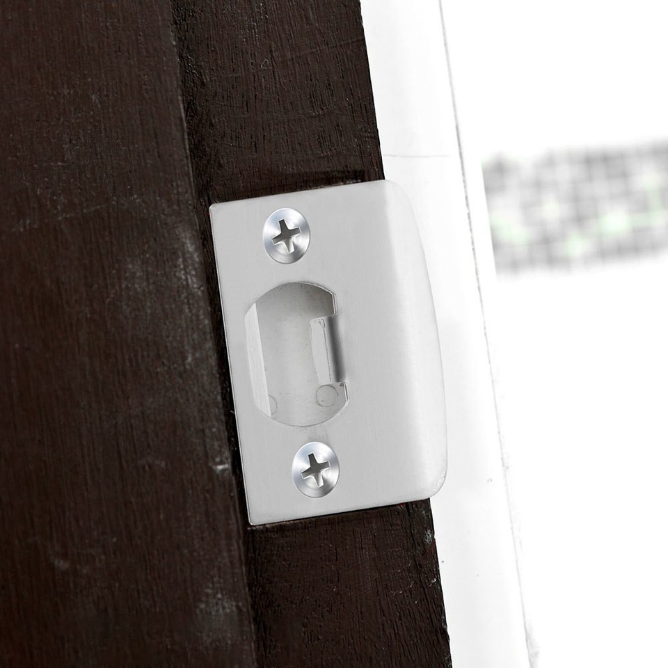6 Pcs Repair Jamb Bracket Deadbolt Strike Plate Reinforcement Door ...