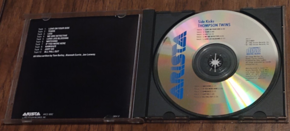 Thompson Twins - Side Kicks *RARE Early Japan Press CD* 1983 target era ...