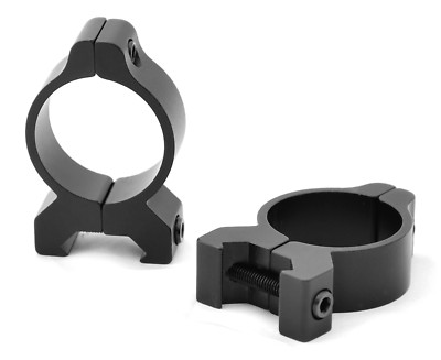 30mm Vertical Split 7/8" Weaver Rifle Scope Ring Set Pair Medium Height ...